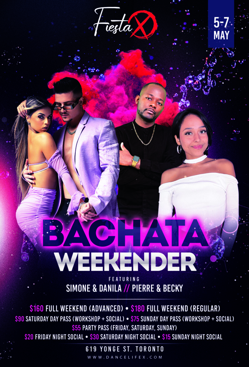 Fiesta X Bachata Weekender - DanceLifeX Centre | The Best Dance Classes ...